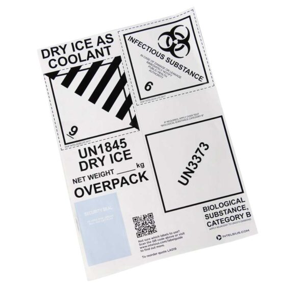 UN3373 Label - Intelsius UK