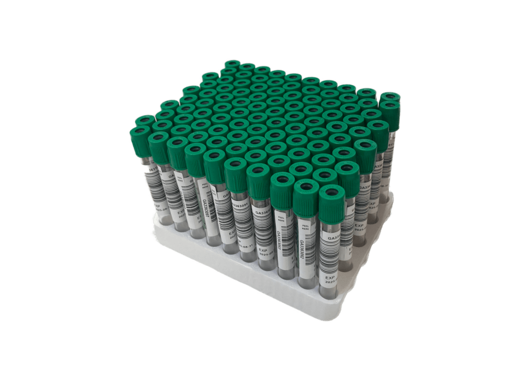 VLA Lith Hep Tubes Labelled x 100 - Intelsius UK